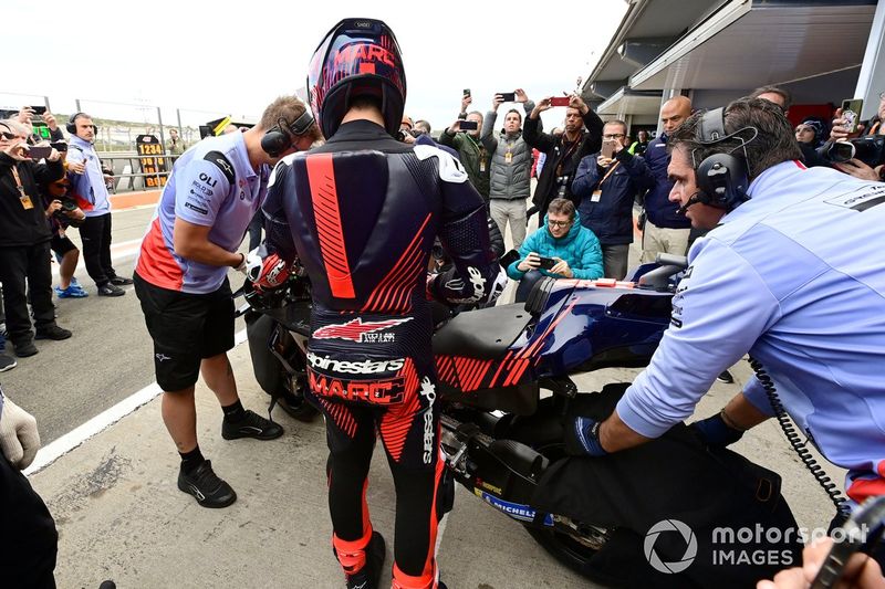 Ça y est, Marc Márquez a pris le guidon de la Ducati