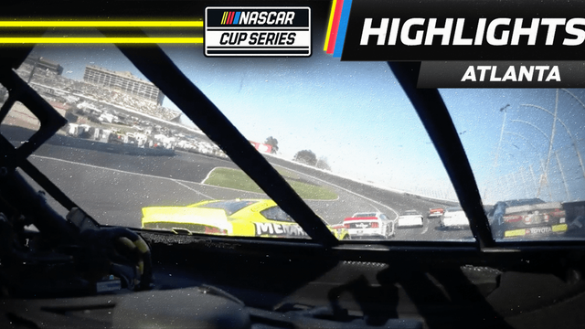 In-car camera: Jones makes his way to top 10 in final lap at Atlanta ...