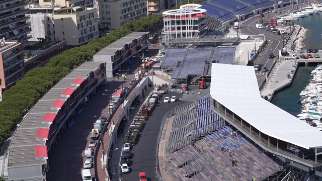 Le montage du circuit se poursuit à Monaco - Vidéos Formule 1 ...