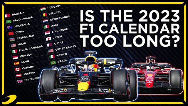 The Story Behind Formula 1's Gruelling 2023 Calendar - Formula 1 Videos ...