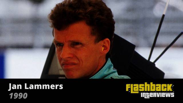 1990 Daytona 24 hours, interview with Jan Lammers - IMSA Videos