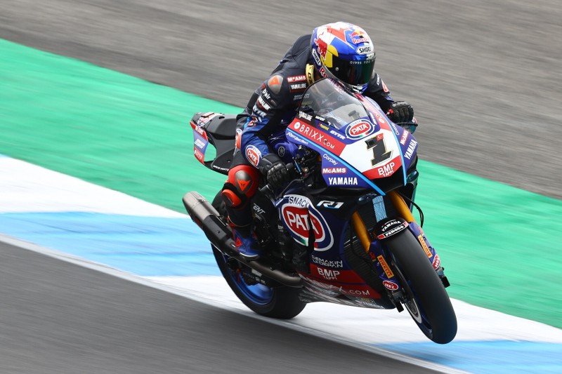 WSBK Misano FT1: Yamaha-Duo vorn, starkes Comeback von Philipp Öttl