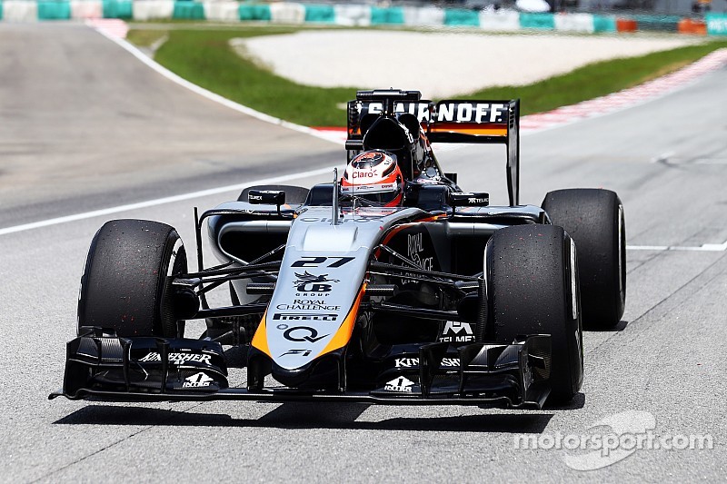 Sahara Force India gets ready for racing in Shanghai