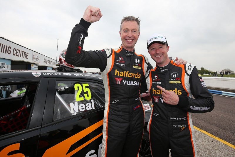 Thruxton BTCC: Matt Neal heads Honda 1-2 with first pole since 2012