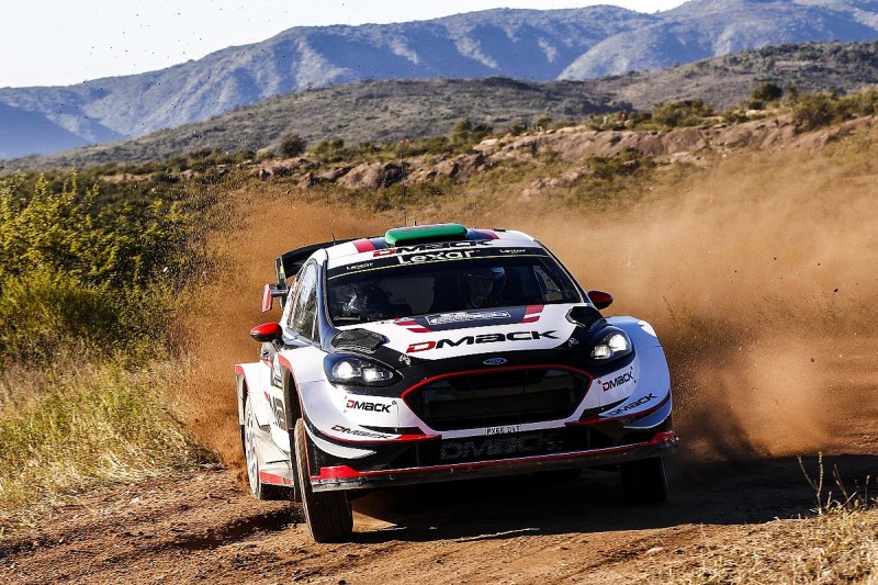 Rally Argentina: Shock WRC lead for Evans after chaotic start
