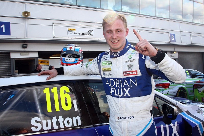 Donington Park BTCC: Ash Sutton gives BMR Subaru shock pole