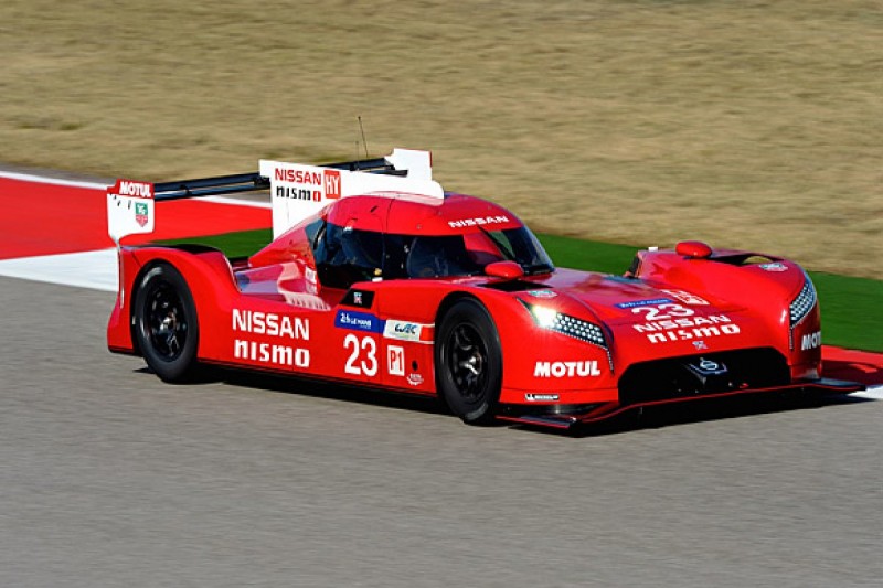 Nissan reveals front-engined GT-R LM LMP1 for 2015 Le Mans and WEC