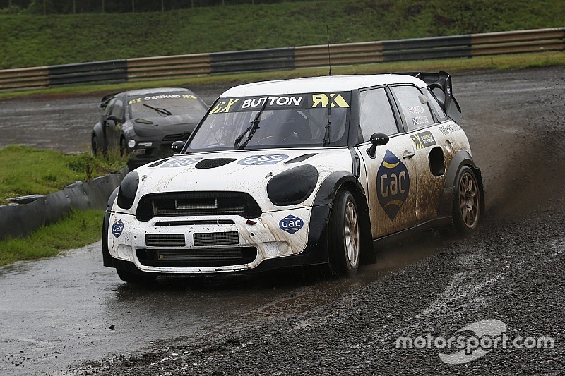 Button s'essaie au rallycross avec Coulthard!