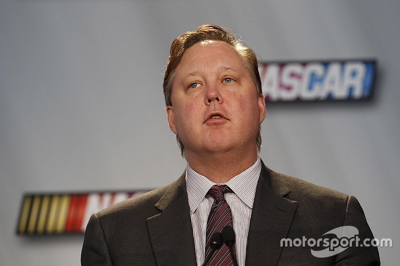 A contentious Brian France defends health of the sport, diversity