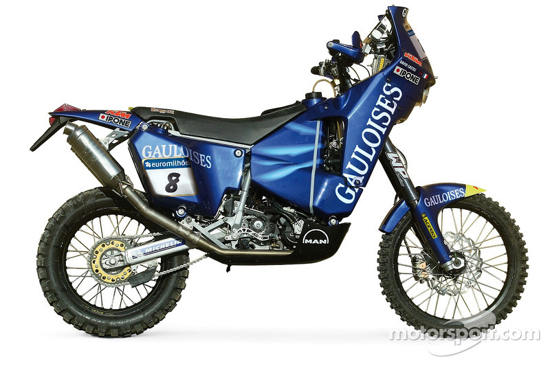 The Gauloises KTM of David Casteu at Dakar