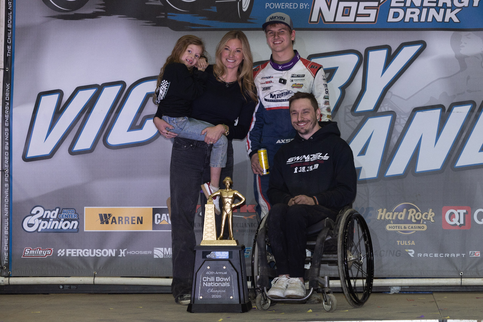 Emerson Axsom and Swindell Speedlab win Chili Bowl ... all of them