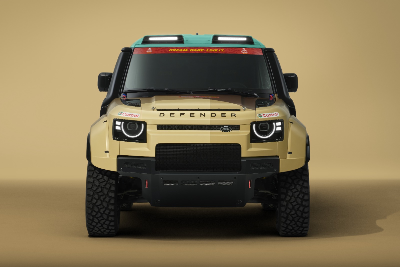 Defender dévoile la machine de Peterhansel pour le Dakar 2026